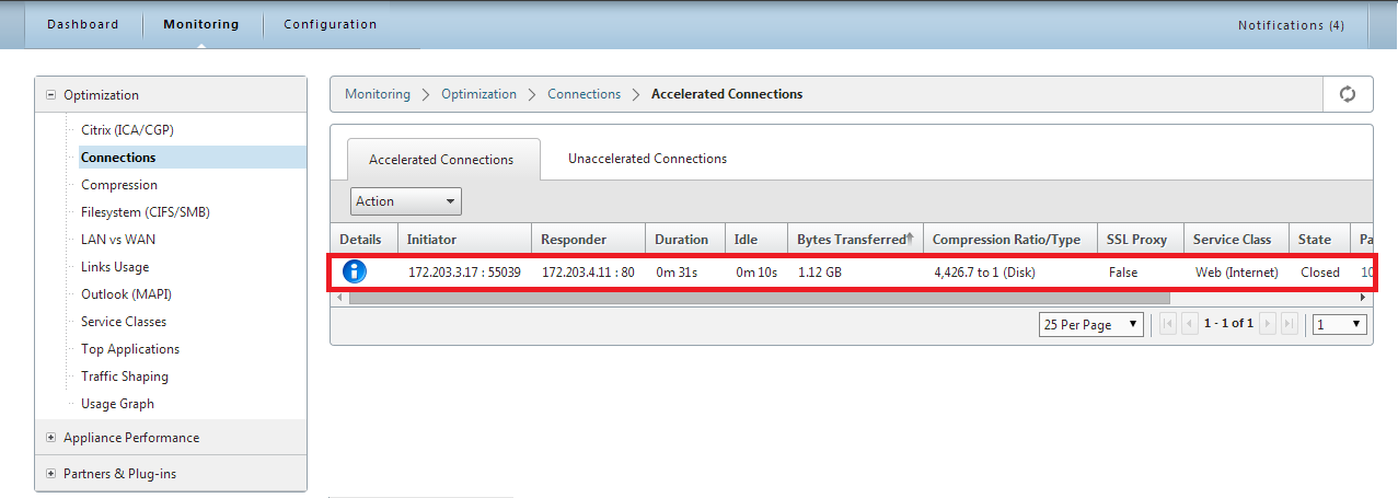 Verifying the Virtual Inline Mode | Citrix SD-WAN Platforms